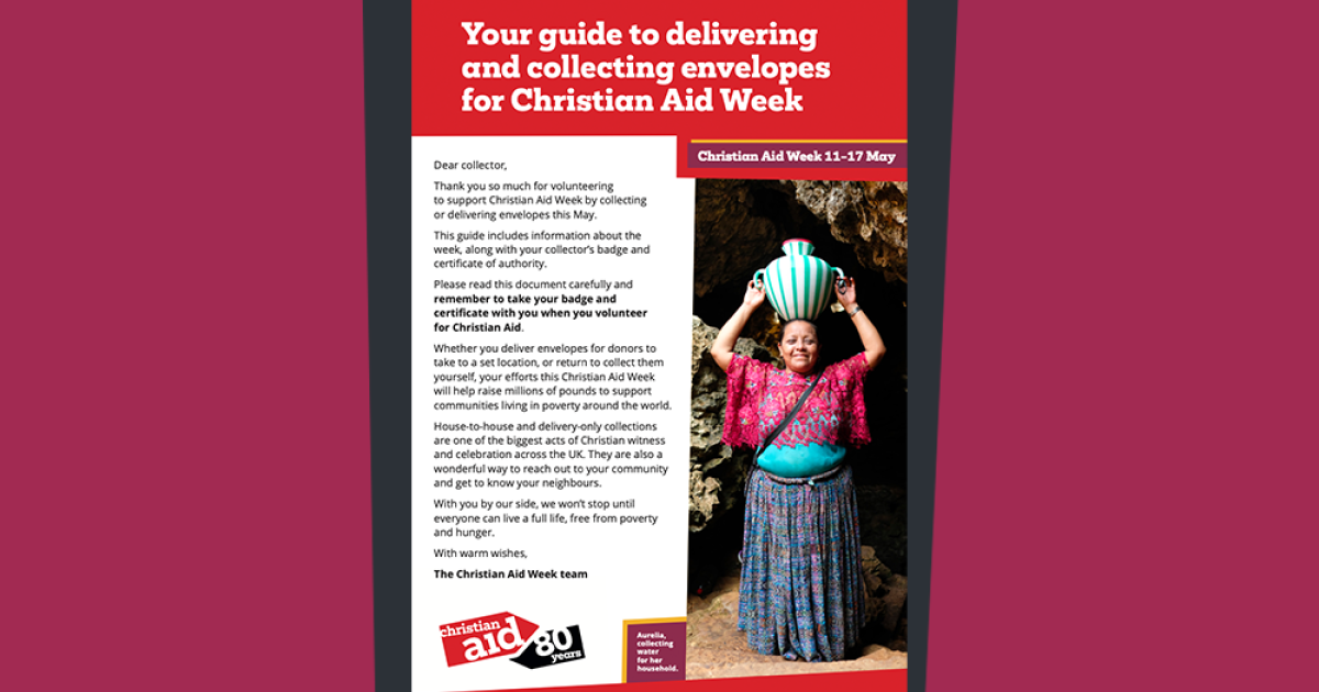 Guide to collecting - Christian Aid Resources