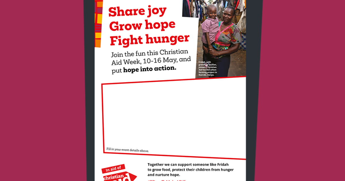 Poster - Editable - Christian Aid Resources